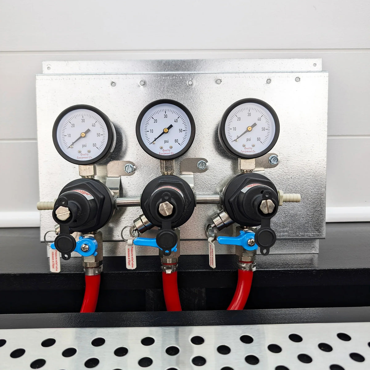 TecFlo Ganged Secondary Beer Regulators | Wall-Mount Draft Panel ...