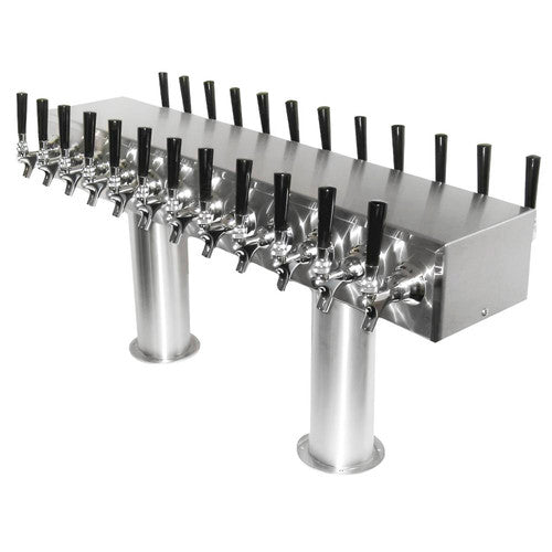 4" Dual-Sided 16-60 Faucet Beer Tower — Quality Draft Solutions