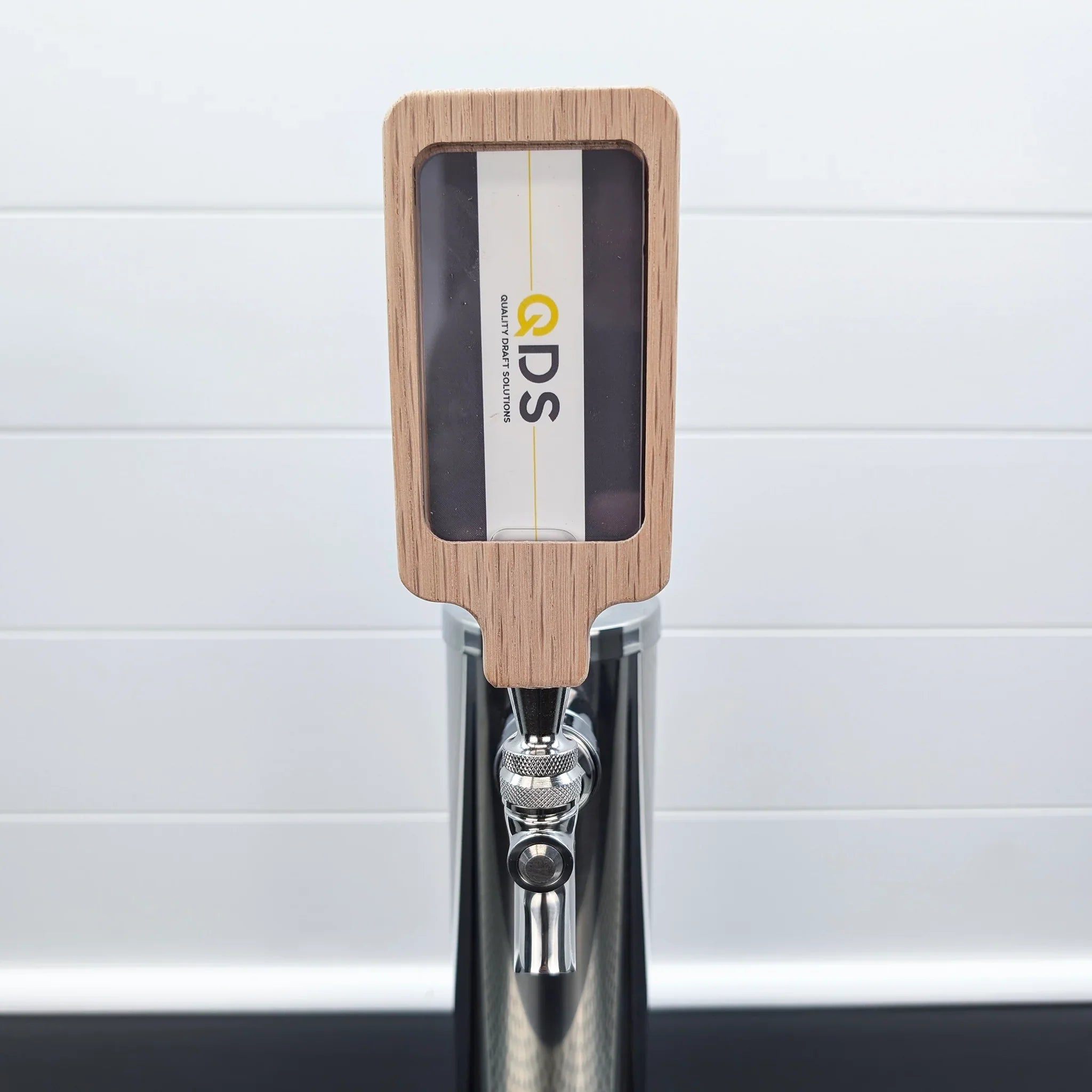 Solid Oak Wood Tap Handle with Removable Clear Plexiglass – Quality ...